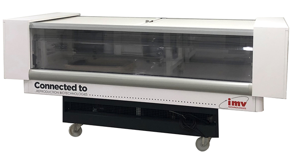 Horizontal cold cabinet - Cooling cabinet for semen processing at 4°C ...